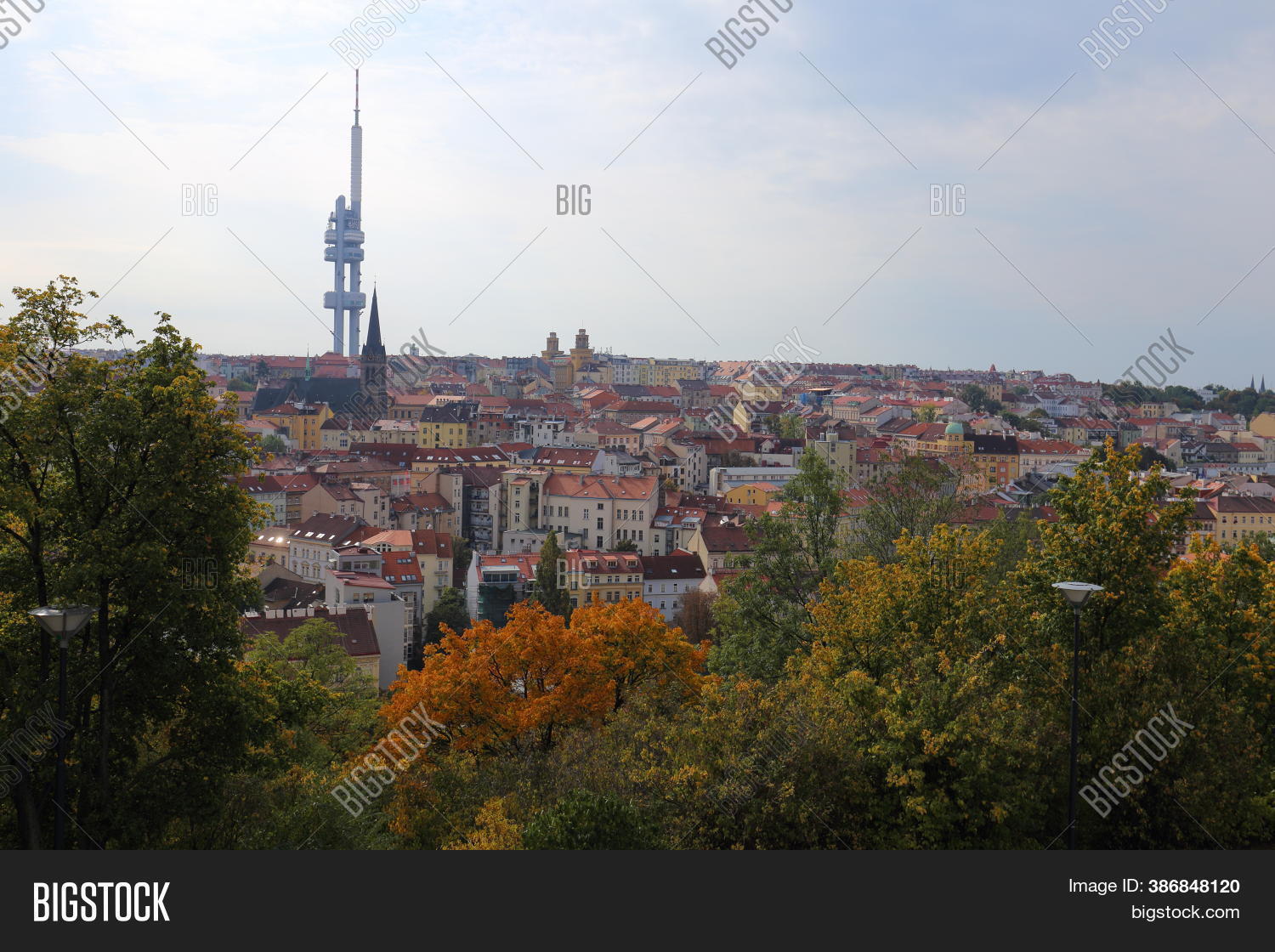 Panorama Zizkov Part Image & Photo (Free Trial) | Bigstock