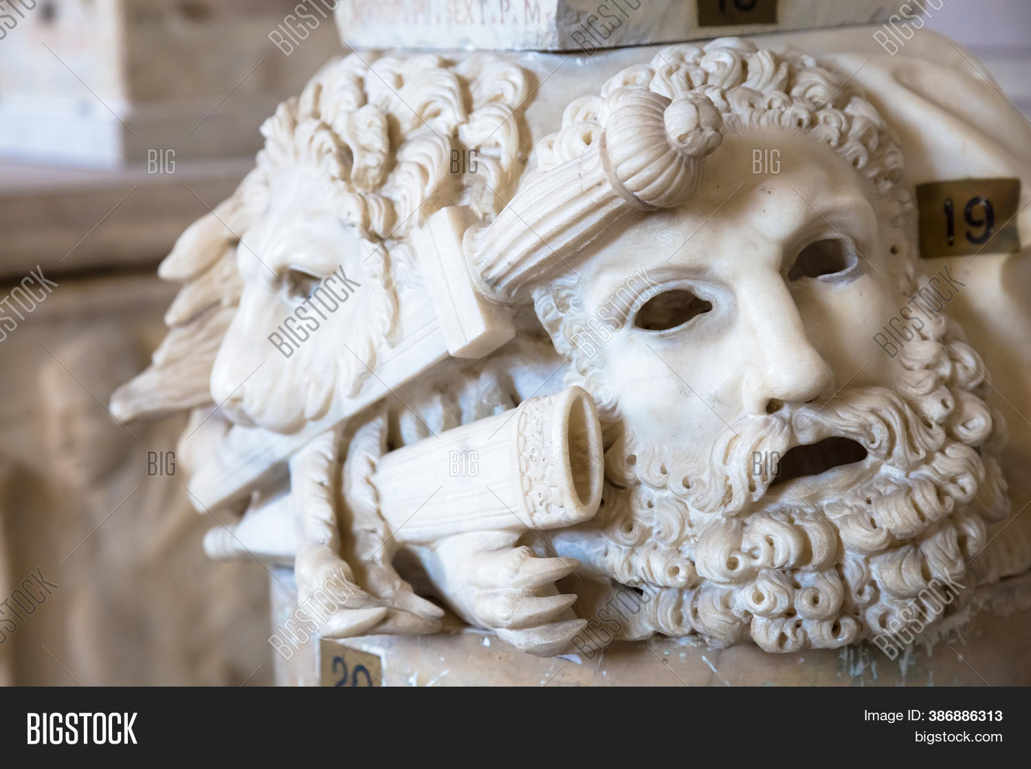 Ancient Theatre Mask, Image & Photo (Free Trial) | Bigstock