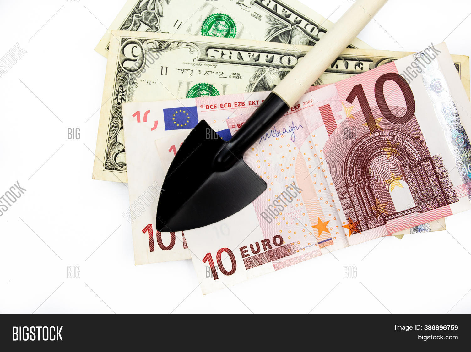 Miniature Black Spade Image & Photo (Free Trial) | Bigstock