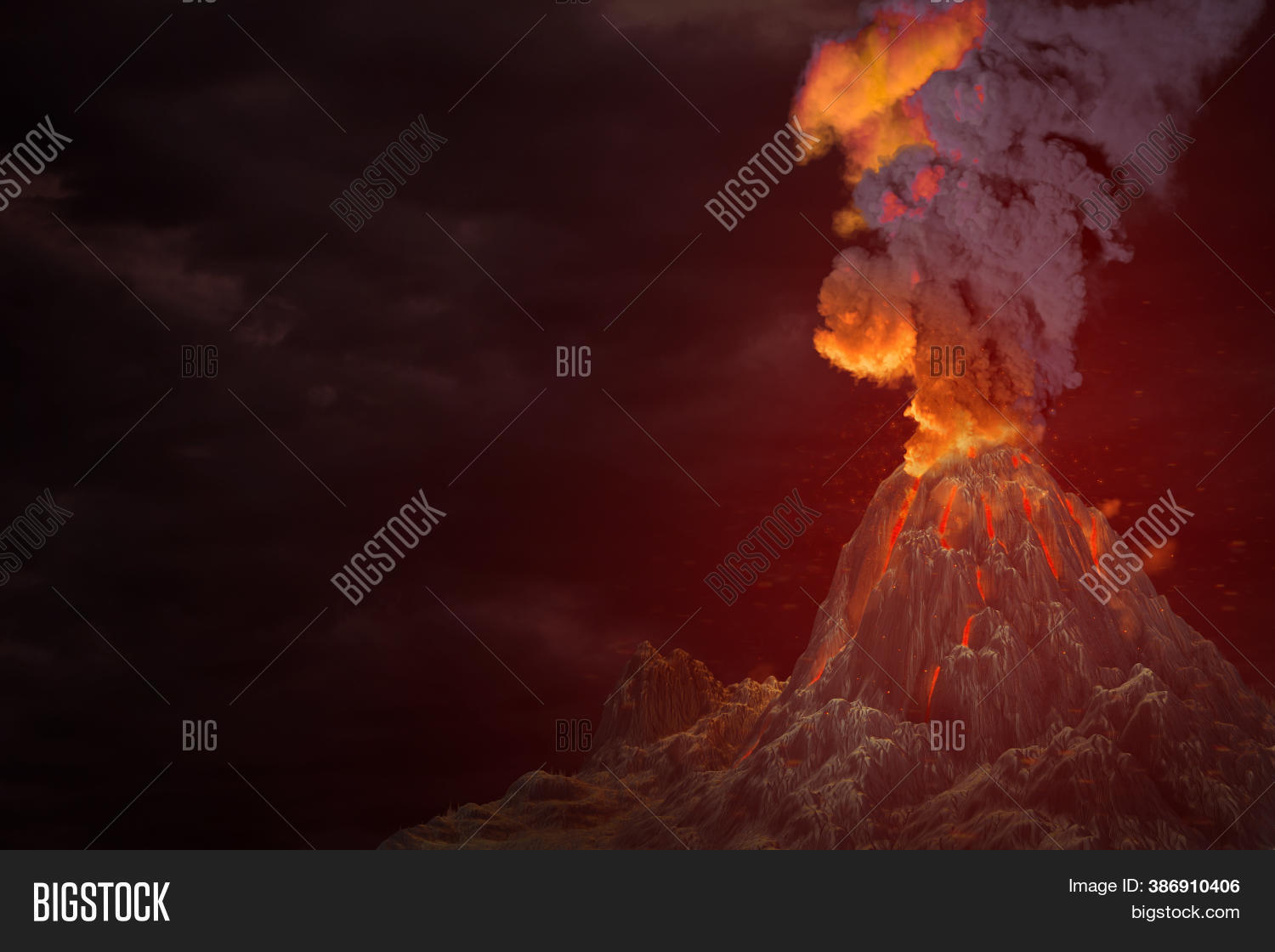 High Volcano Eruption Image & Photo (Free Trial) | Bigstock