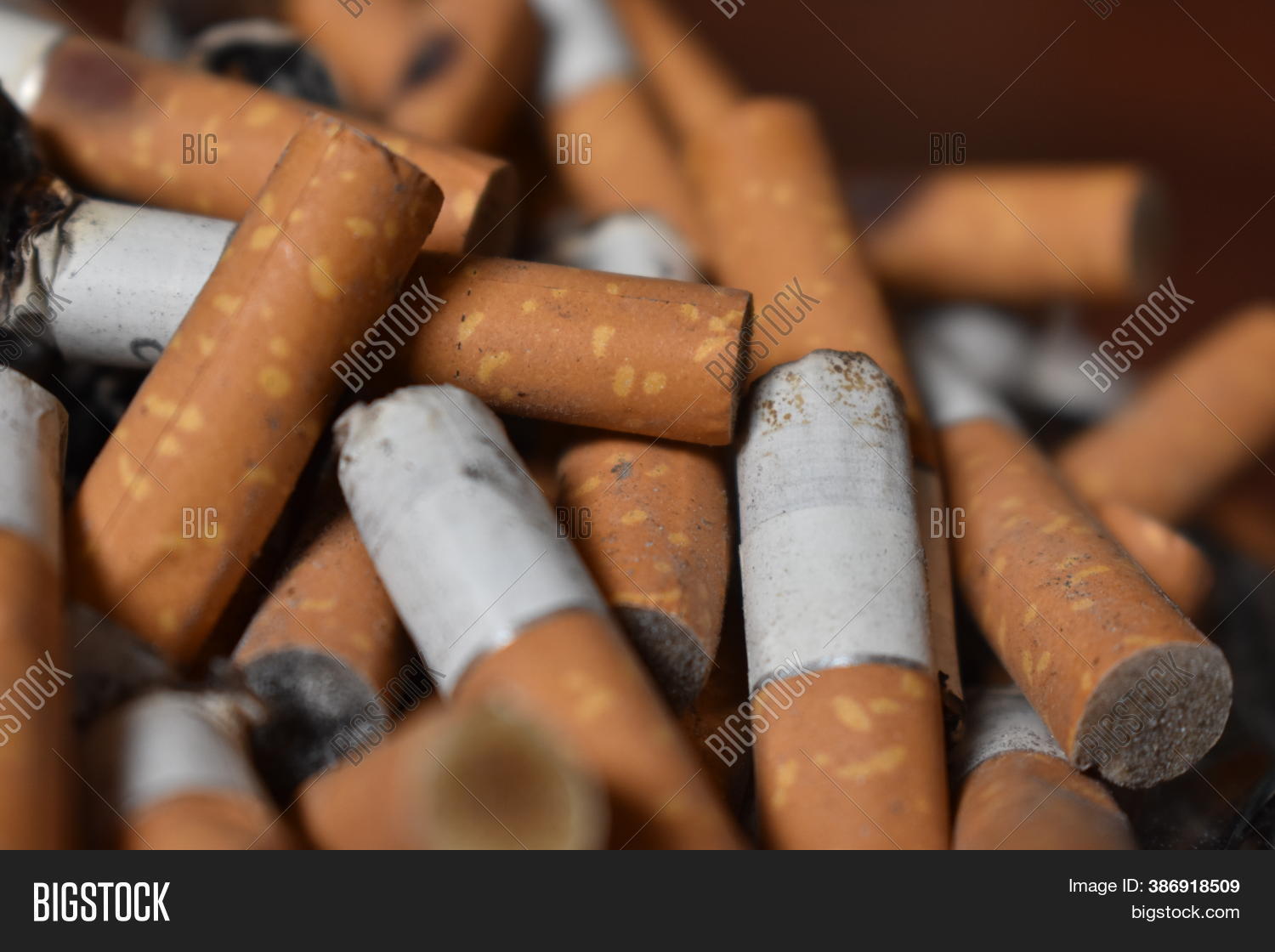 Heap Used Cigarettes Image & Photo (Free Trial) | Bigstock