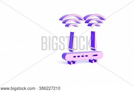 Purple Router Wi-fi Image & Photo (Free Trial) | Bigstock