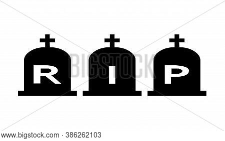 Rest Peace Symbol Icon Image & Photo (Free Trial) | Bigstock