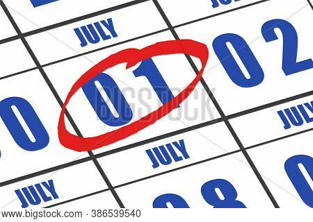 July 1st. Day 1 Month Image & Photo (Free Trial) | Bigstock
