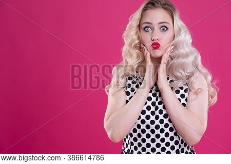 Surprised Pin- Woman Image & Photo (Free Trial) | Bigstock