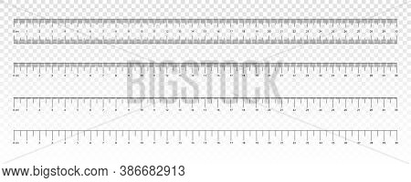 Rulers Inch Metric Vector & Photo (Free Trial) | Bigstock