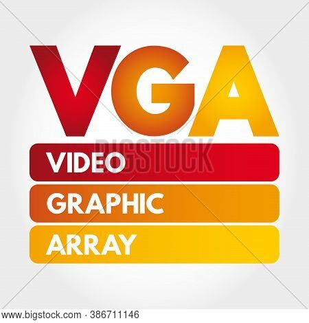 Vga - Video Graphic Image & Photo (Free Trial) | Bigstock