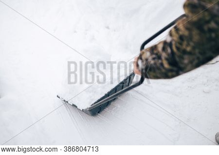 Snow Removal By Hand Image & Photo (Free Trial) | Bigstock