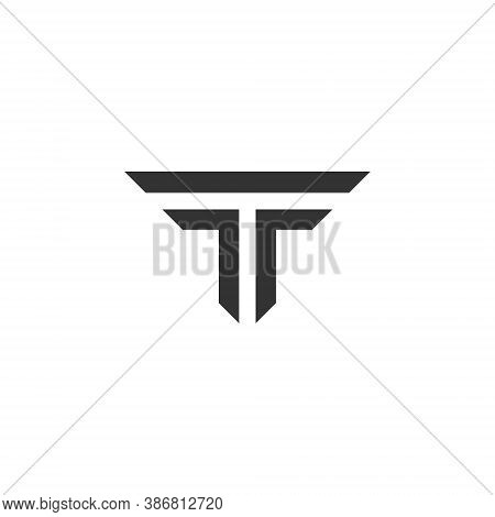 T Letter Lettermark Vector & Photo (Free Trial) | Bigstock