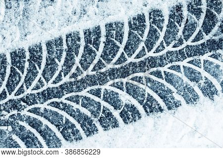 Snow Tyre Mark. Image & Photo (Free Trial) | Bigstock