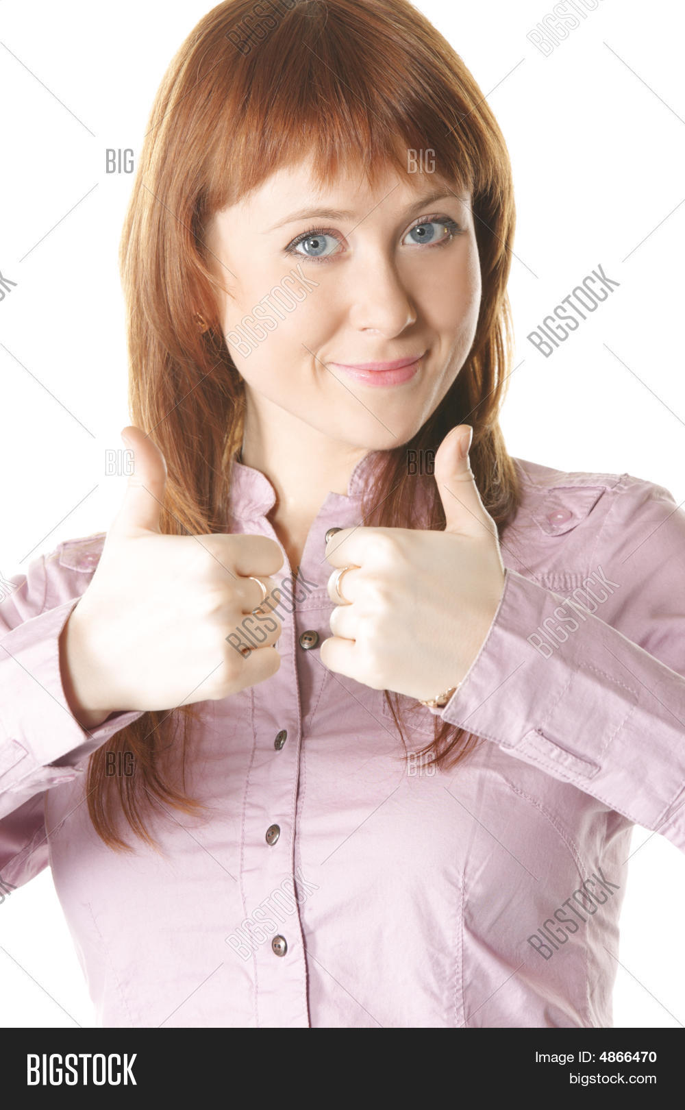 Both Thumbs Vertical Image & Photo (Free Trial) | Bigstock