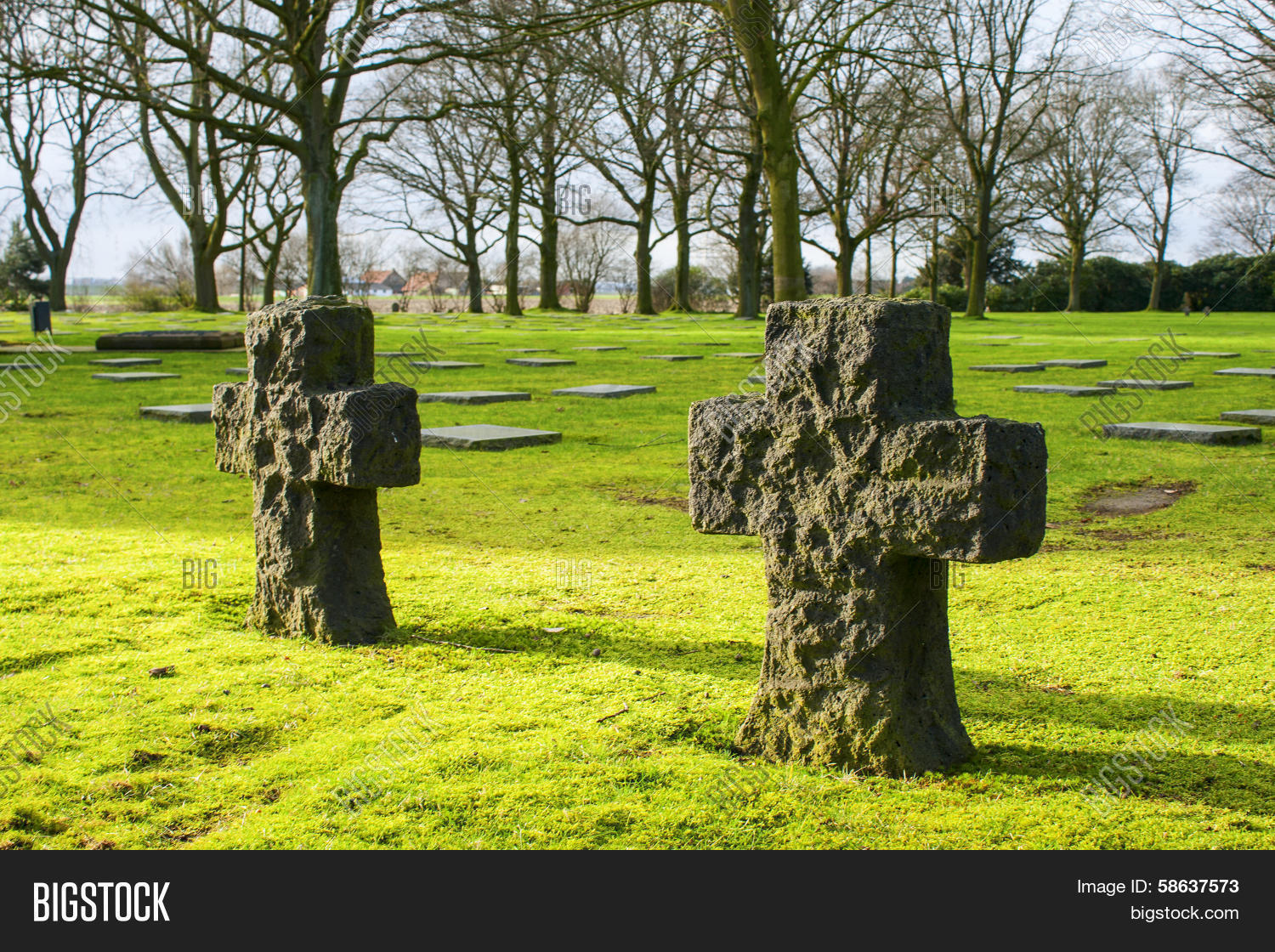 German Cemetery Image & Photo (Free Trial) | Bigstock