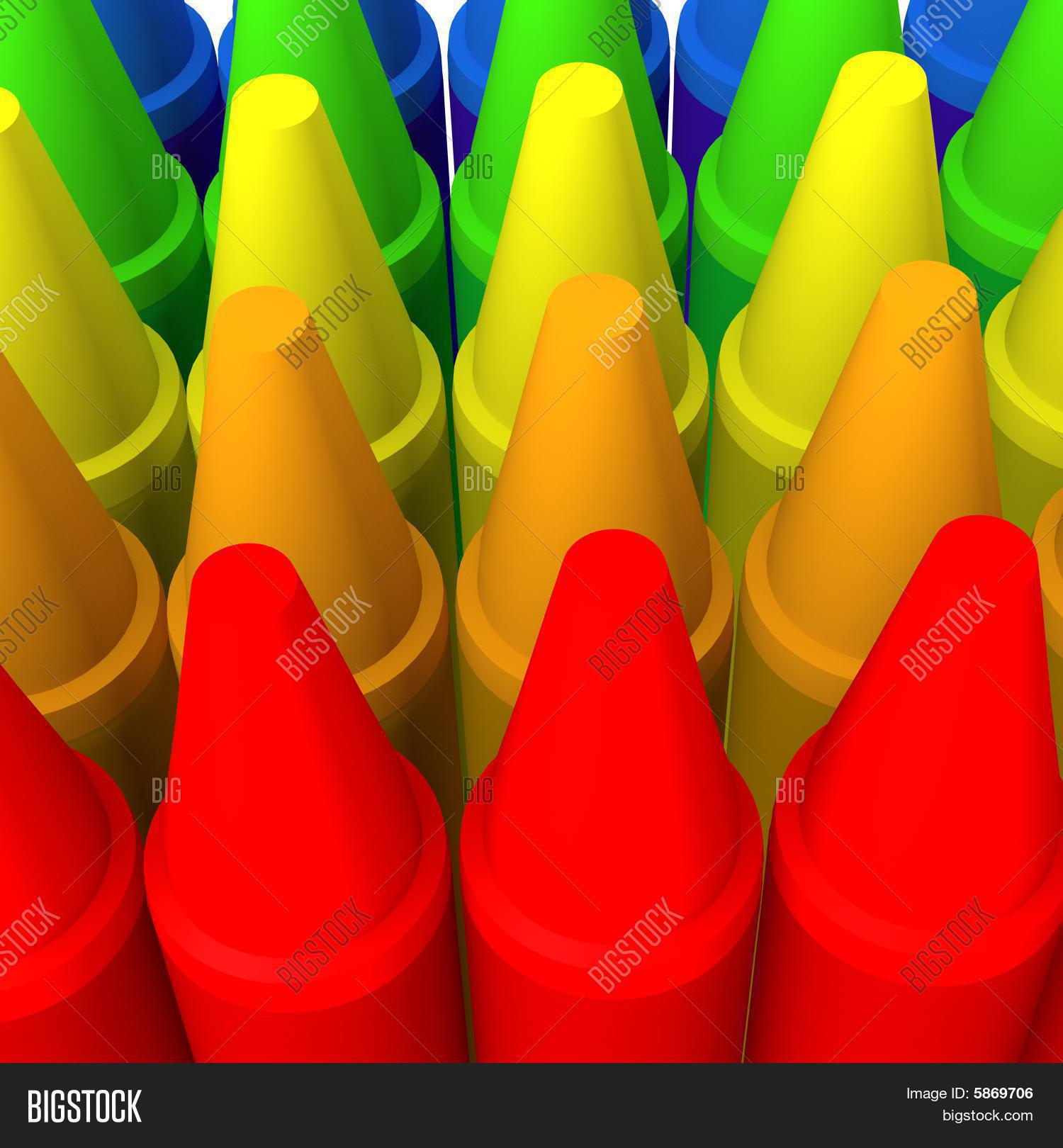 Multicolor Crayon Image & Photo (Free Trial) | Bigstock