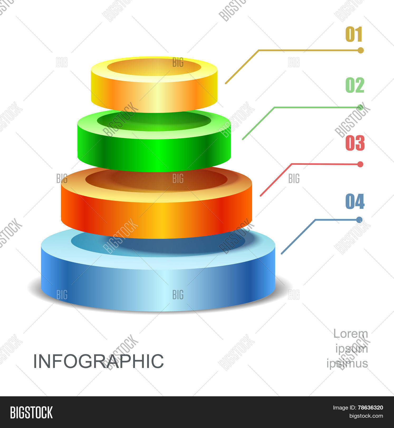Pyramid Chart Vector & Photo (Free Trial) | Bigstock