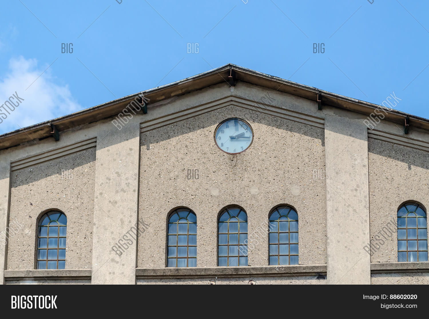 Factory Front View Image & Photo (Free Trial) | Bigstock