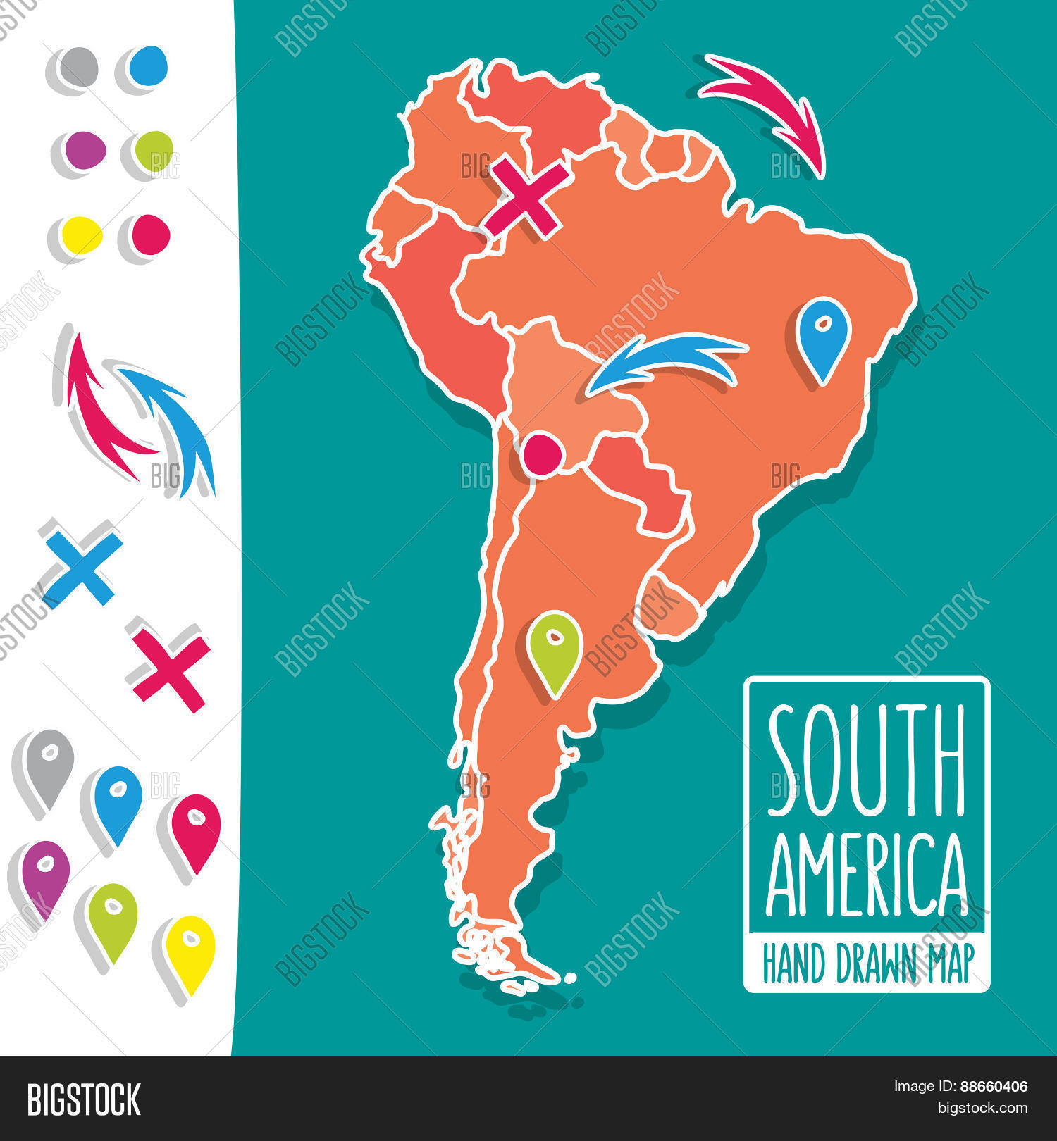 Cartoon Style Hand Vector & Photo (Free Trial) | Bigstock