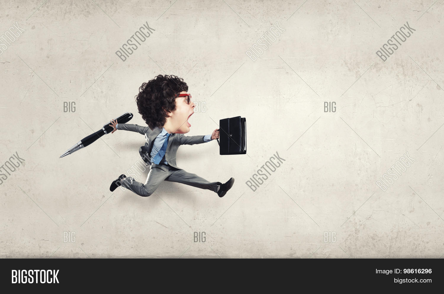 Funny Picture Running Image & Photo (Free Trial) | Bigstock