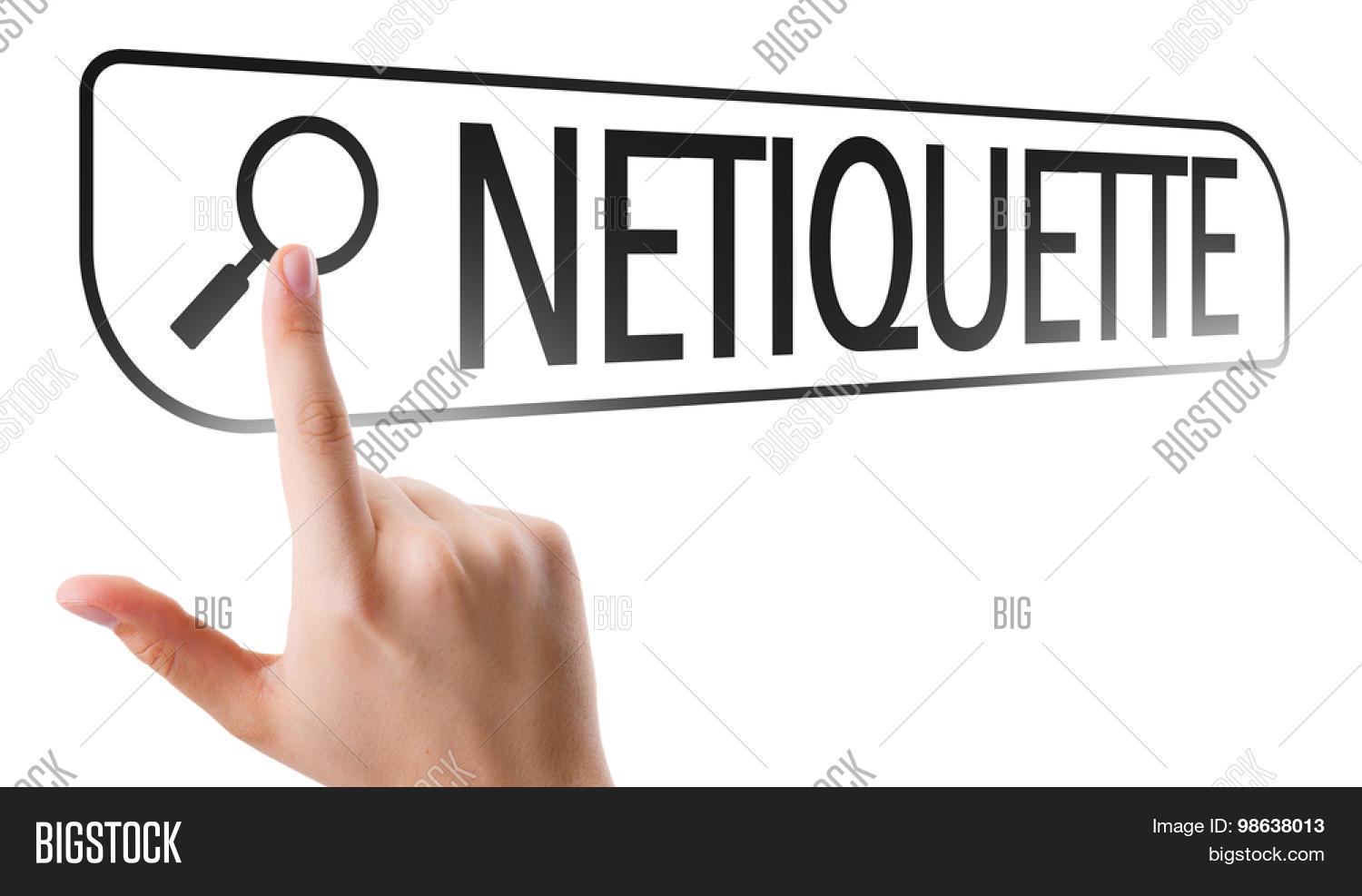 Netiquette Written Image & Photo (Free Trial) | Bigstock
