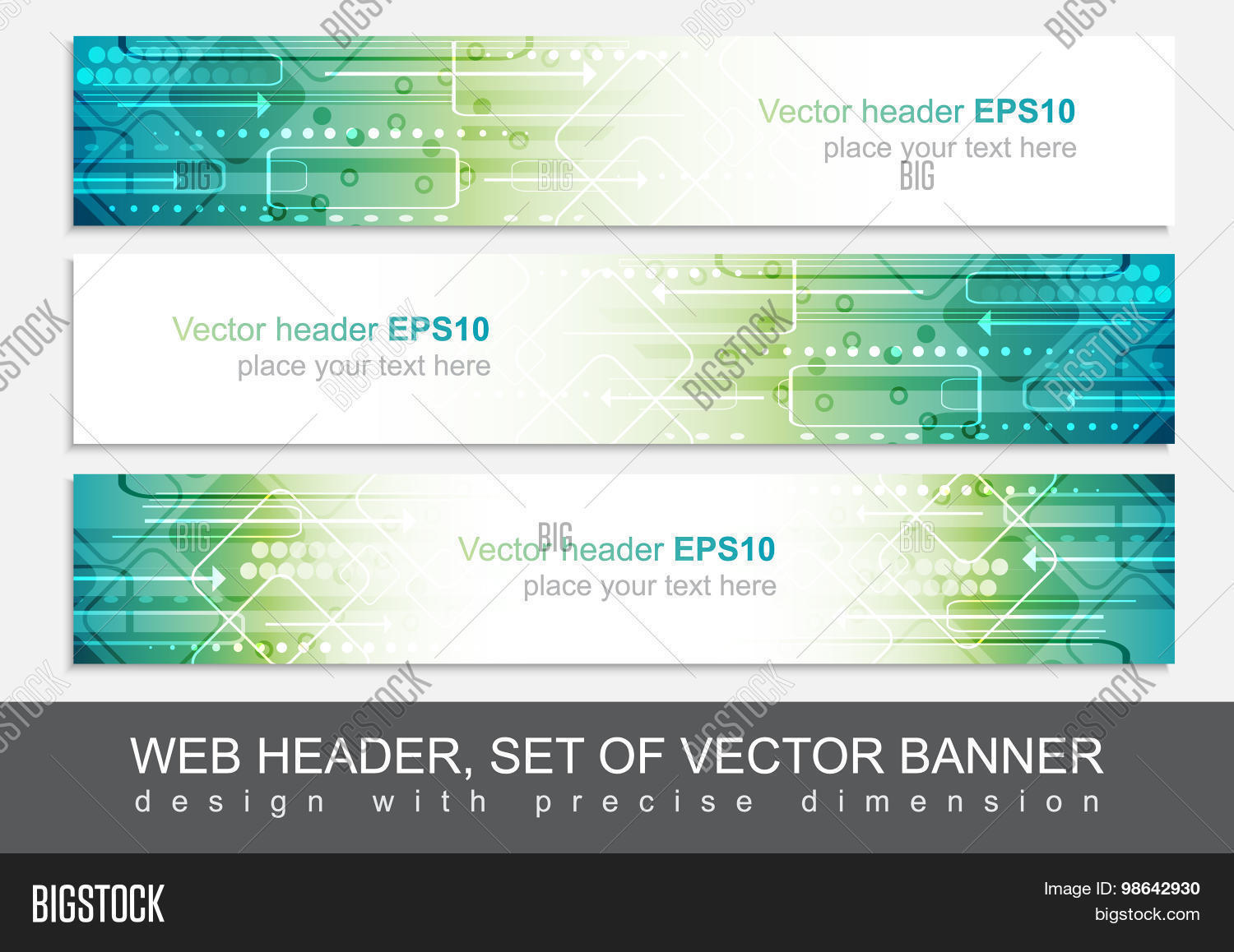 Website Header Banner Vector & Photo (Free Trial) | Bigstock