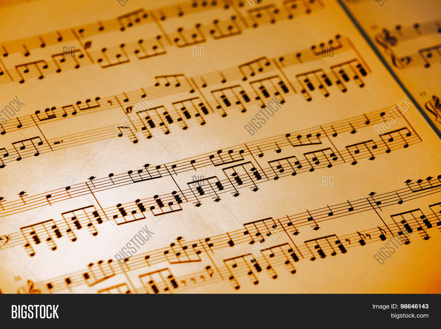 Music Notes Background Image & Photo (Free Trial) | Bigstock