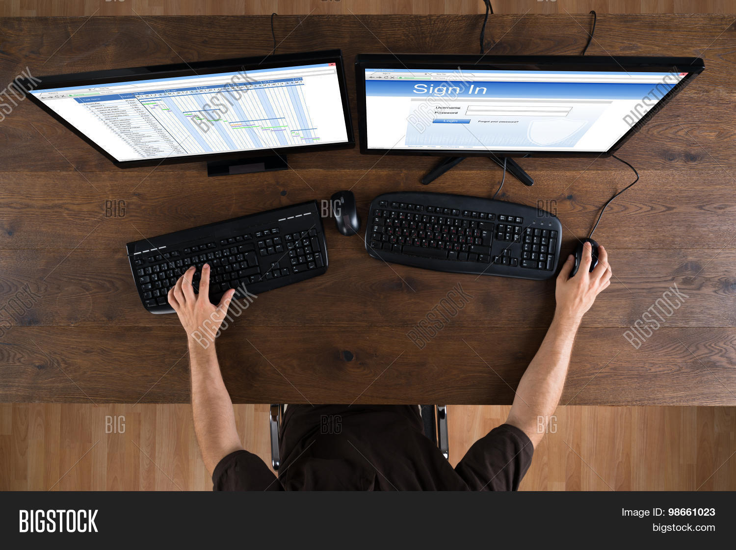 Man Computers Showing Image & Photo (Free Trial) | Bigstock