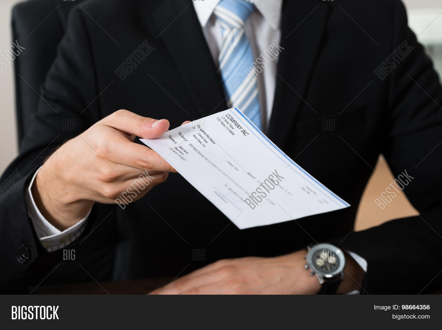 Businessman Giving Image & Photo (Free Trial) | Bigstock