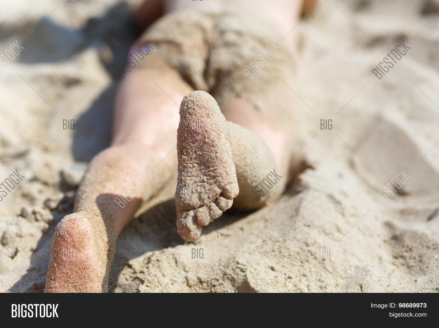Child's Feet Sand Image & Photo (Free Trial) | Bigstock