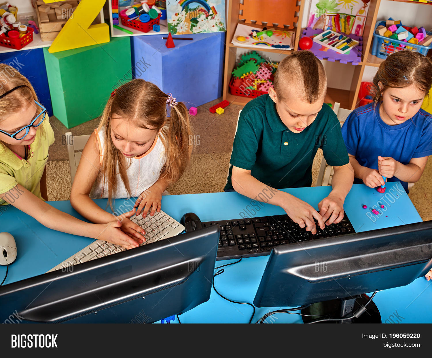 Children Computer Image & Photo (Free Trial) | Bigstock