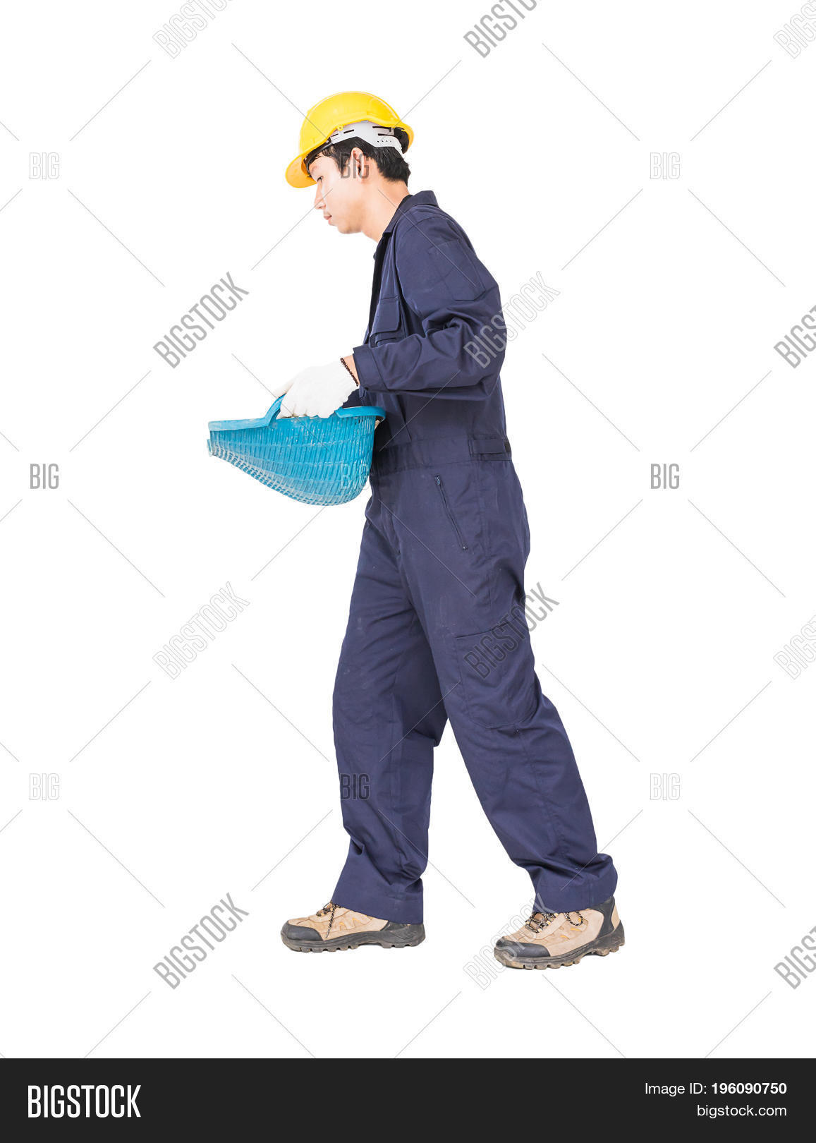 Young Worker Hold Hod Image & Photo (Free Trial) | Bigstock