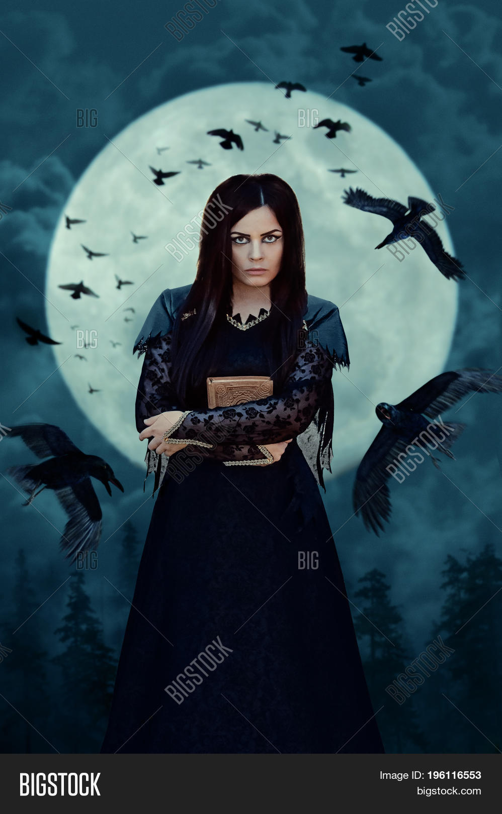 Witch Full Moon Image & Photo (Free Trial) | Bigstock