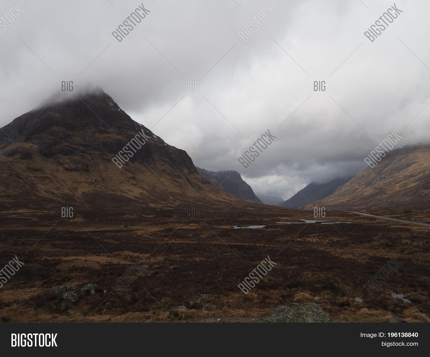 Cloudy Scene Mountains Image & Photo (Free Trial) | Bigstock