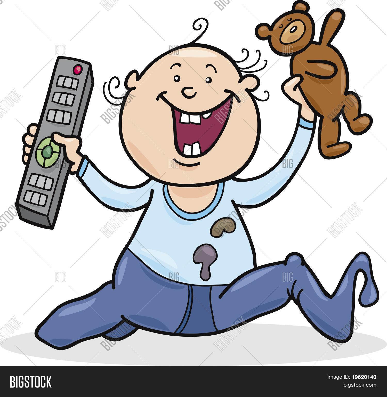 Boy Remote Control Vector & Photo (Free Trial) | Bigstock
