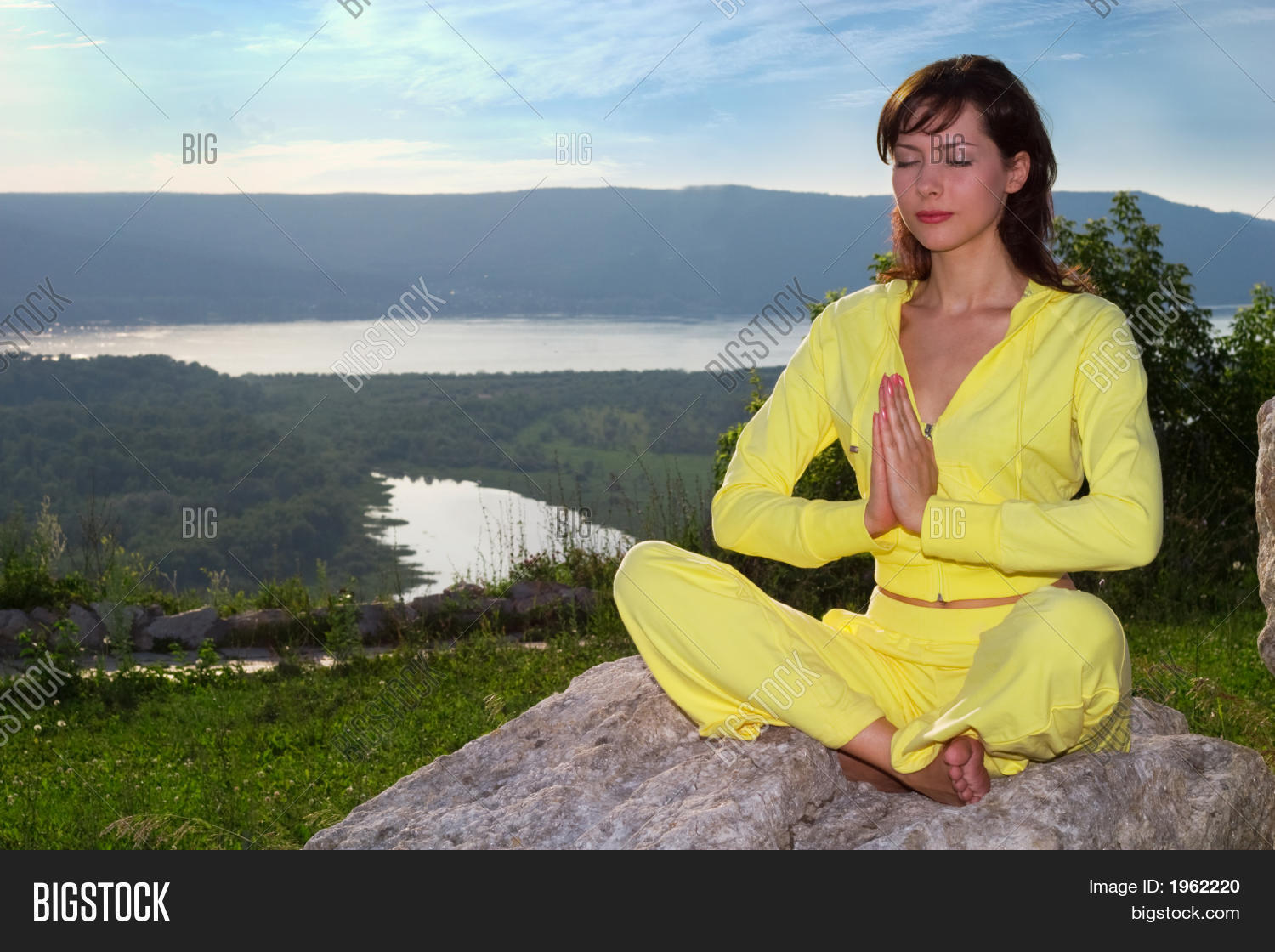 Meditation On Mountain Image & Photo (Free Trial) | Bigstock