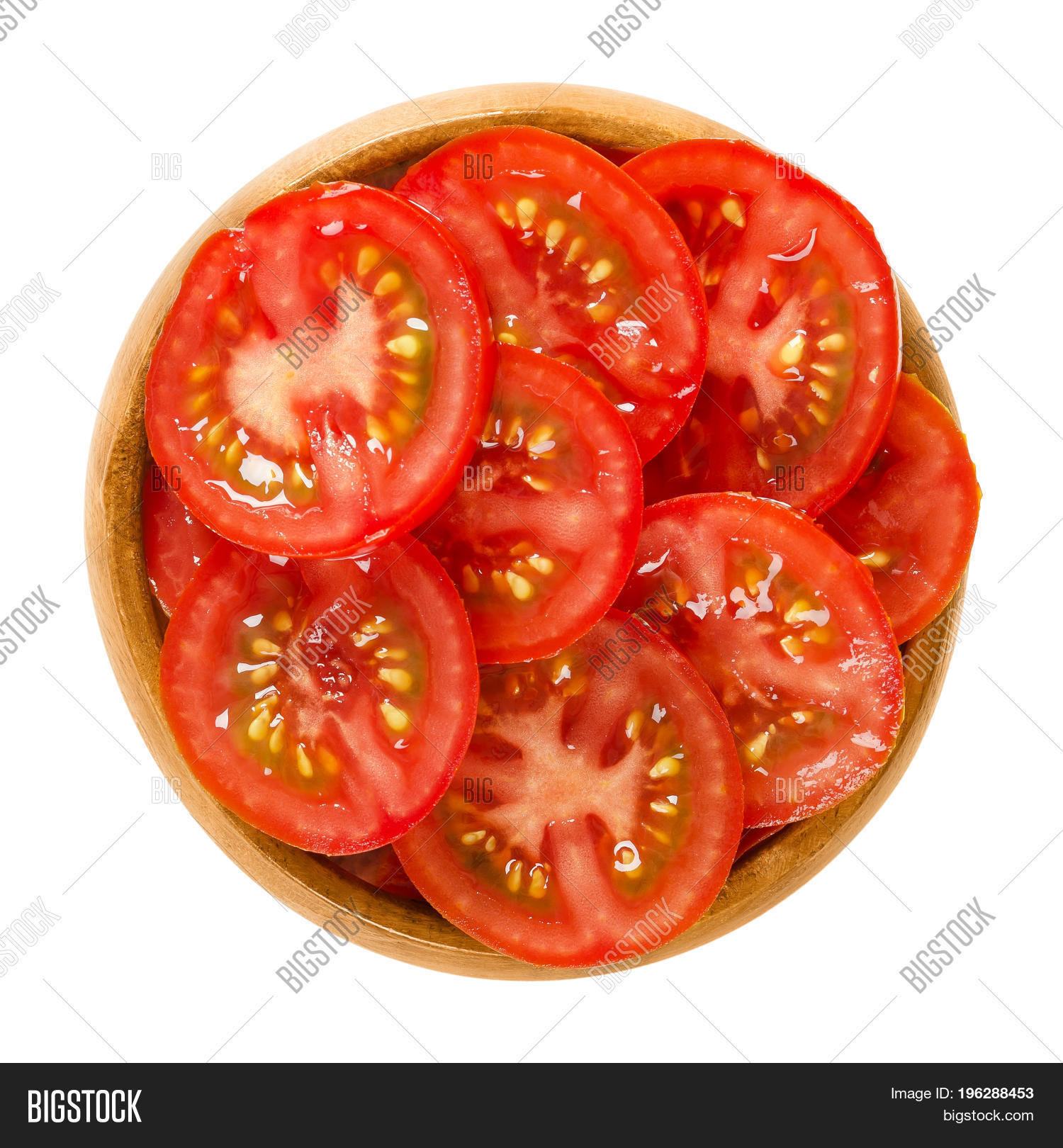 Tomato Slices Wooden Image & Photo (Free Trial) | Bigstock