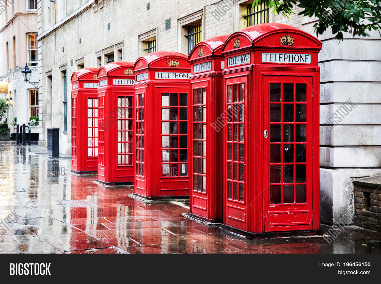 Five British Red Phone Image & Photo (Free Trial) | Bigstock