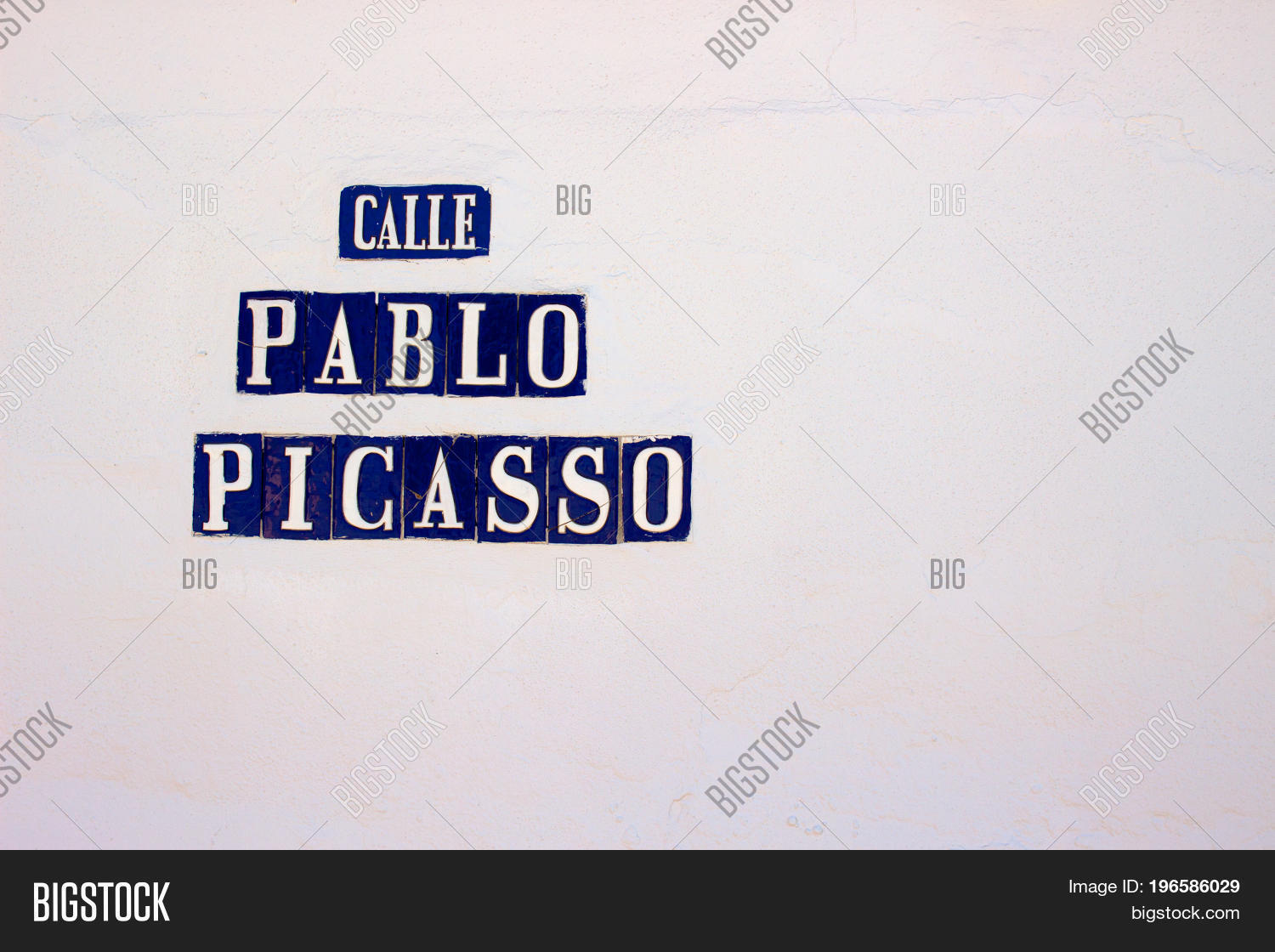 Pablo Picasso Street. Image & Photo (Free Trial) | Bigstock