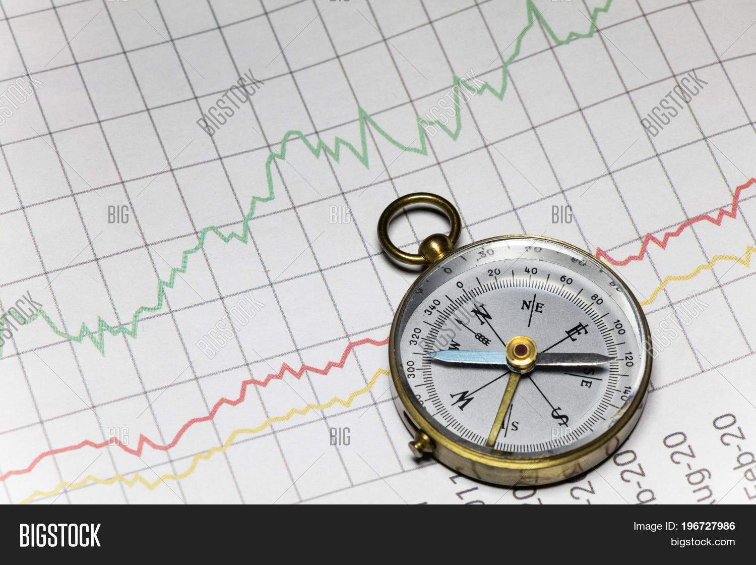 Business Chart Compass Image & Photo (Free Trial) | Bigstock