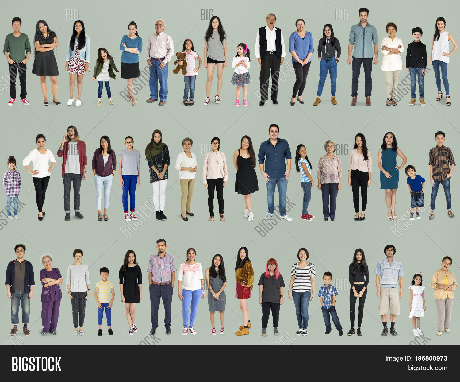 Asian People Full Body Image & Photo (Free Trial) | Bigstock