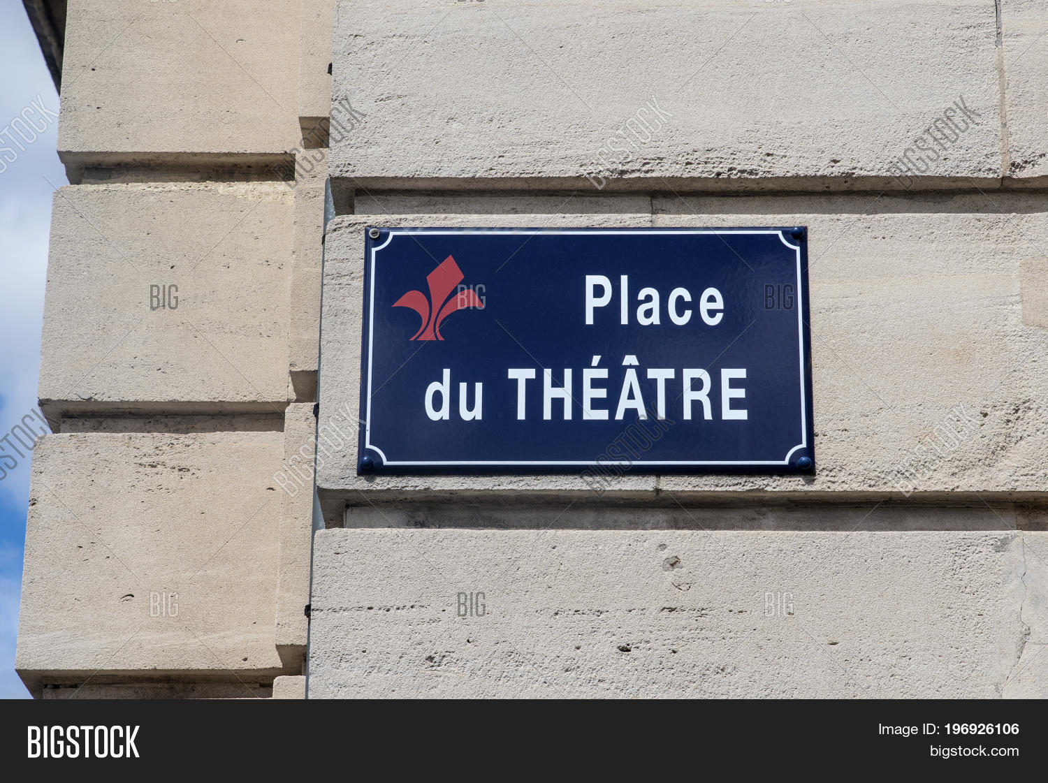 Street Sign Place Du Image & Photo (Free Trial) | Bigstock