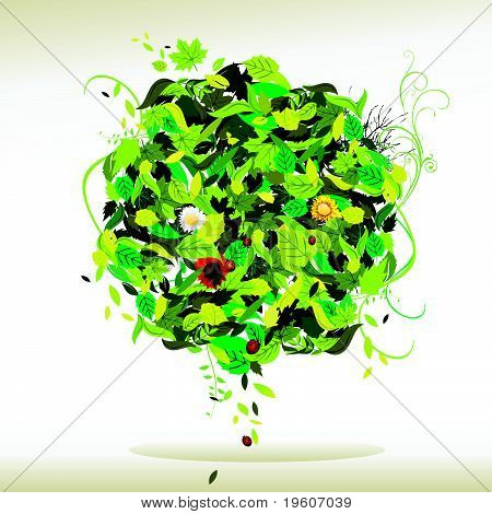 Nature Shape Vector Vector & Photo (Free Trial) | Bigstock