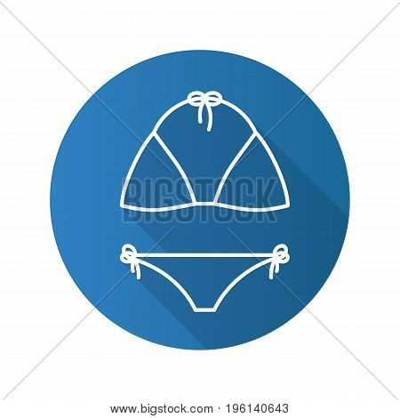 Swimsuit Flat Linear Vector & Photo (Free Trial) | Bigstock