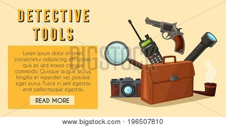 Detective Tools. Vector & Photo (Free Trial) | Bigstock