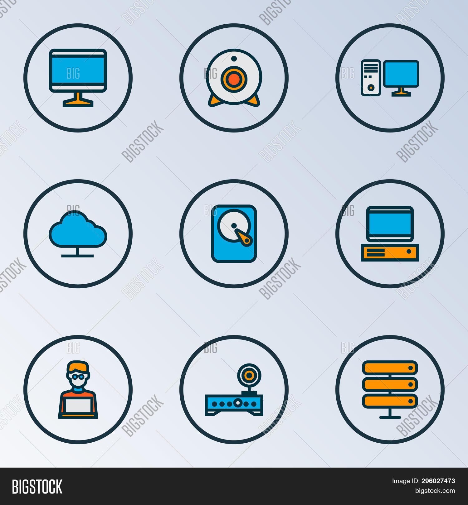 Computer Icons Colored Image & Photo (Free Trial) | Bigstock