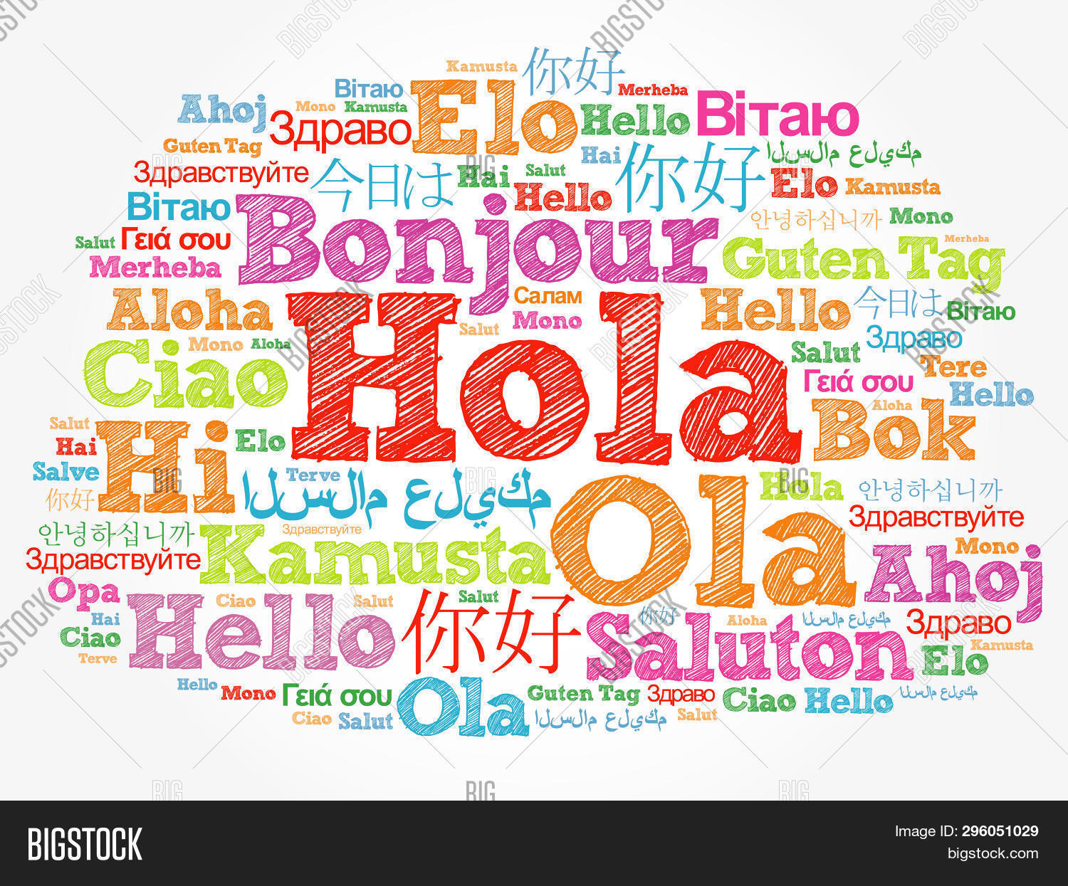Imagen y foto Hola (hello (prueba gratis) | Bigstock