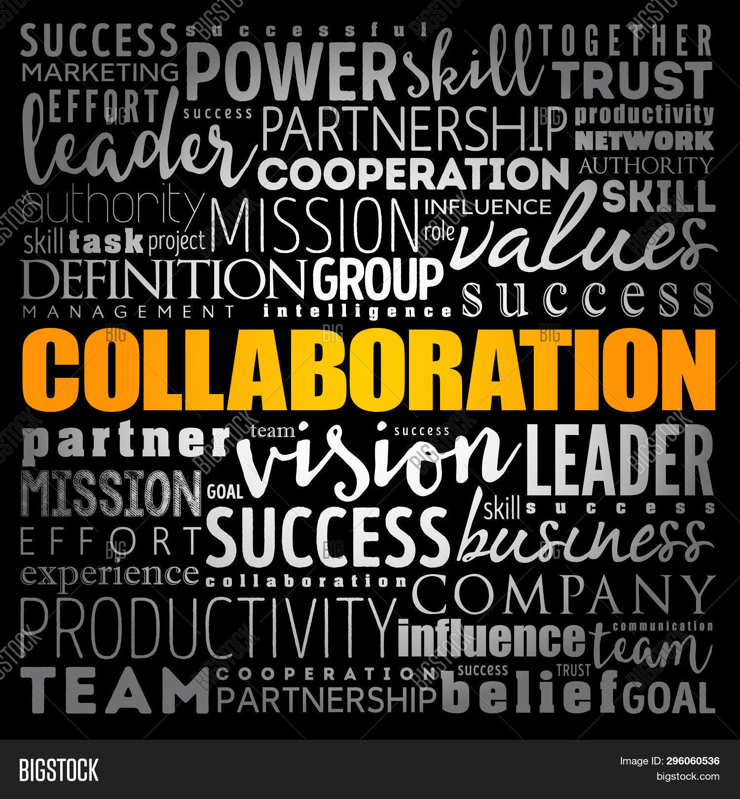 Collaboration Word Image & Photo (Free Trial) | Bigstock
