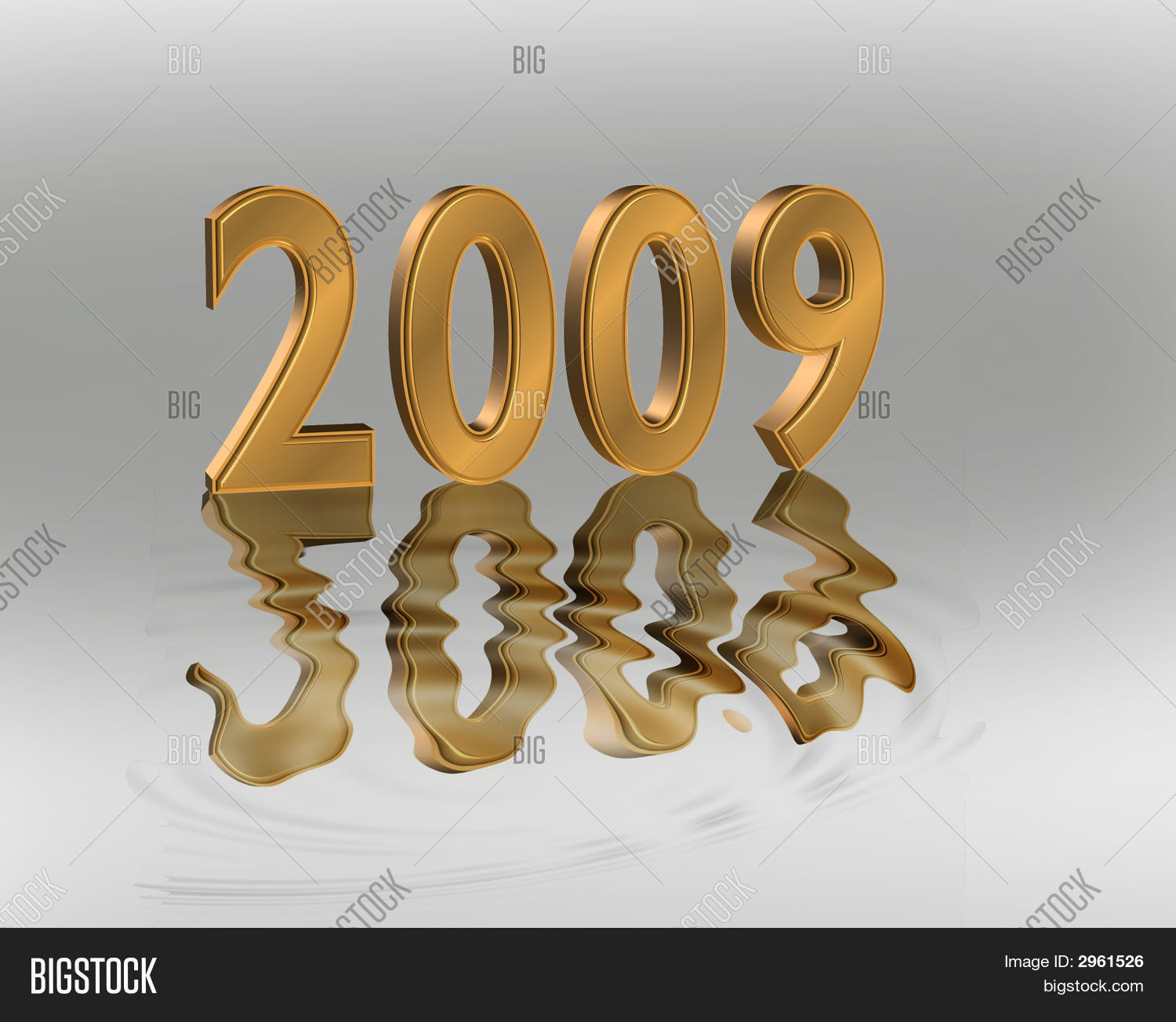 New Year 2009 Graphic Image & Photo (Free Trial) | Bigstock
