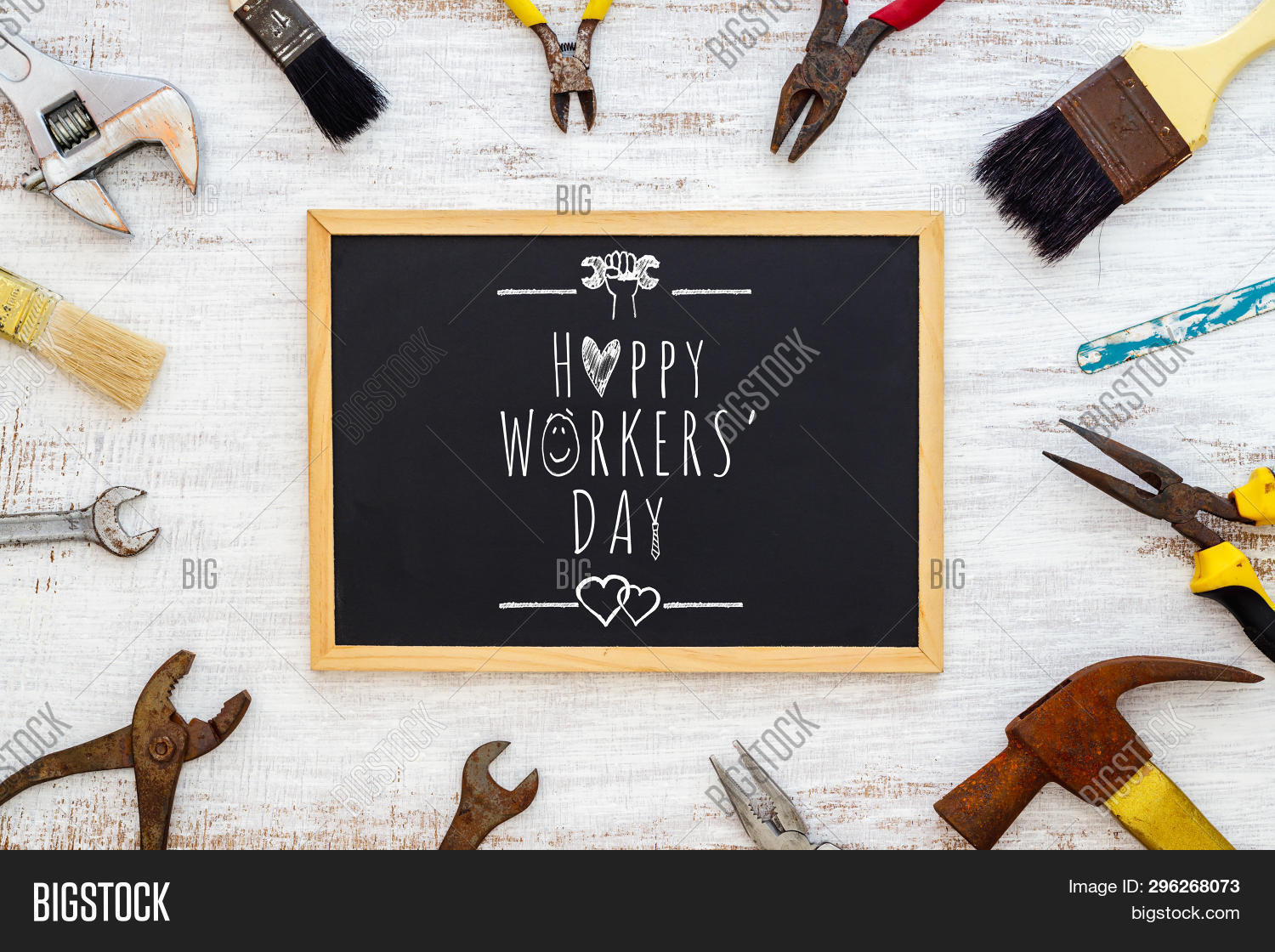 Happy Workers' Day Image & Photo (Free Trial) | Bigstock