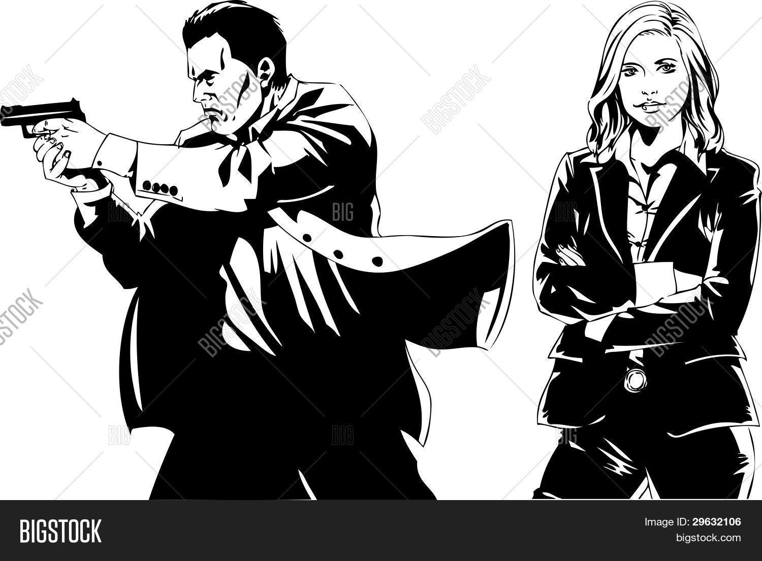 Undercover Cops Vector & Photo (Free Trial) | Bigstock