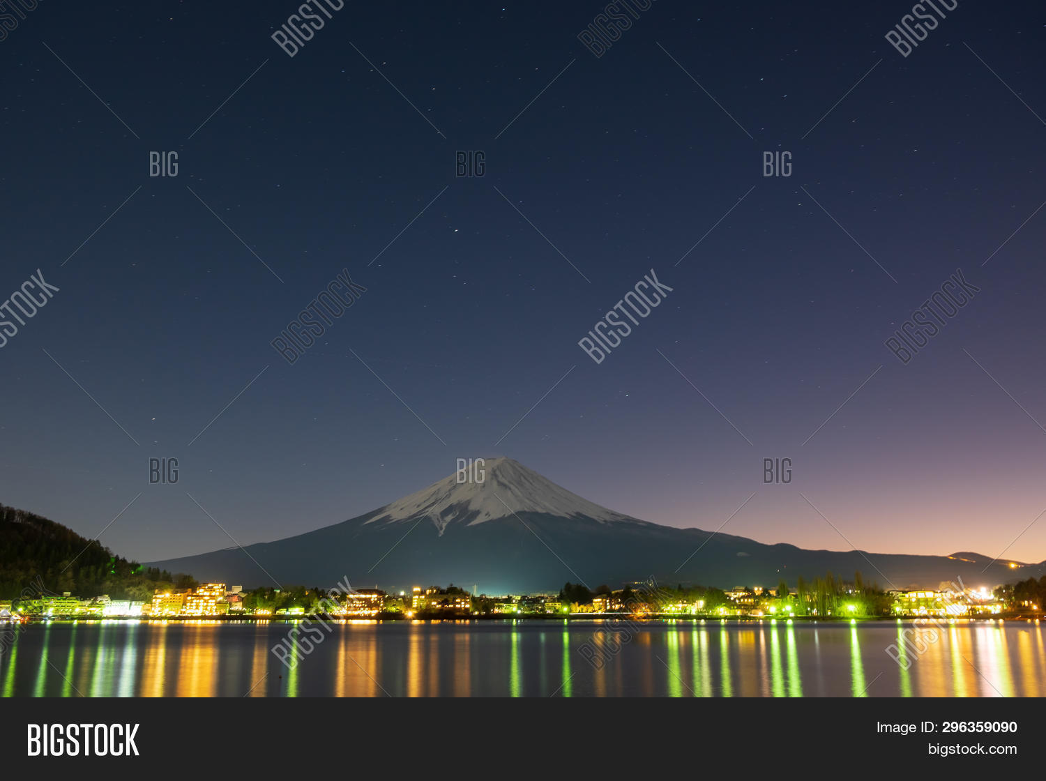 Mount Fuji Night Image & Photo (Free Trial) | Bigstock