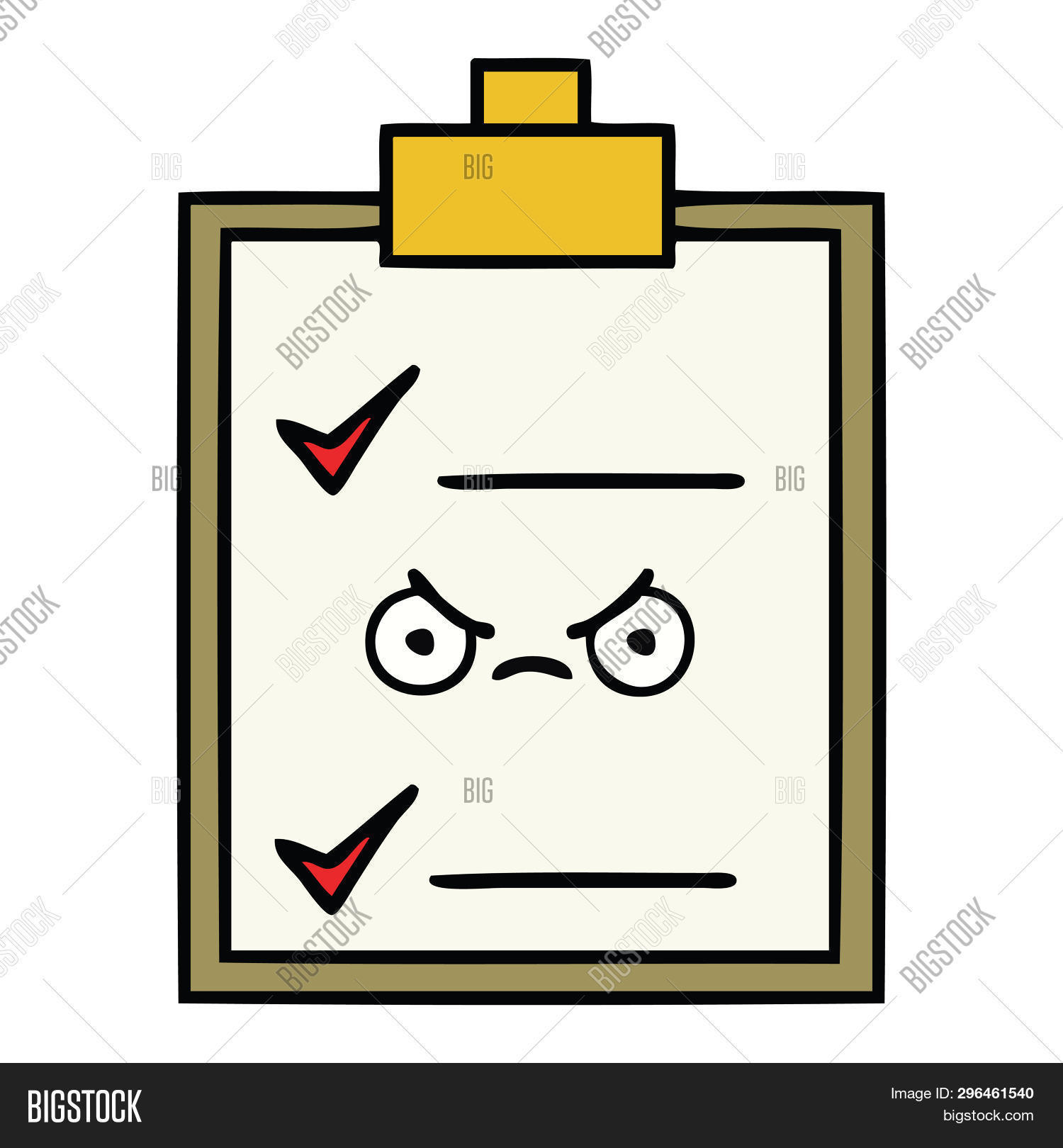 Cute Cartoon Check Image & Photo (Free Trial) | Bigstock